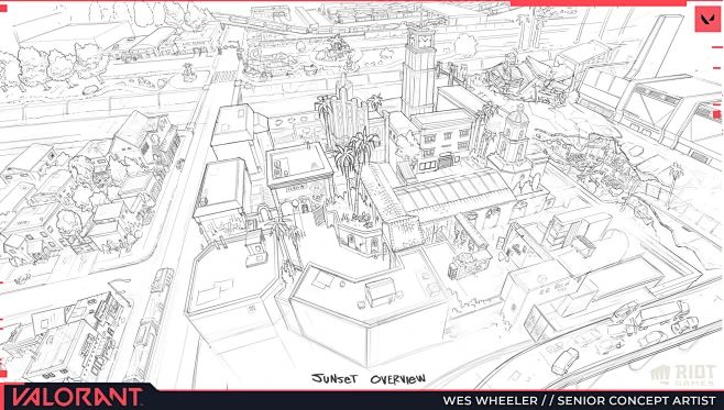 VALORANT // SUNSET Visual Development-花瓣网