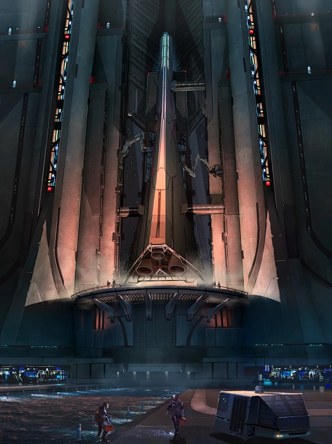 Destiny 2-Warmind-Warsat 2.0 Sketch Exploration, Christian Piccolo ...