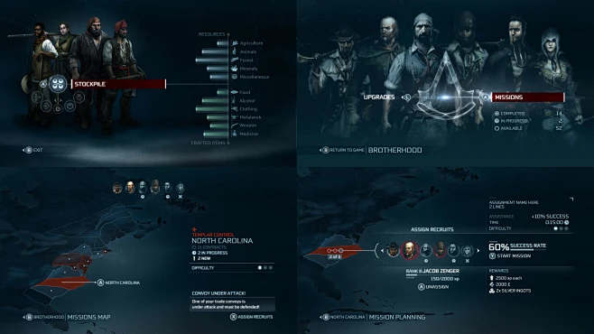 Video Games UI-花瓣网