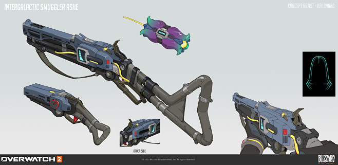 OVERWATCH- INTERGALACTIC SMUGGLER ASHE