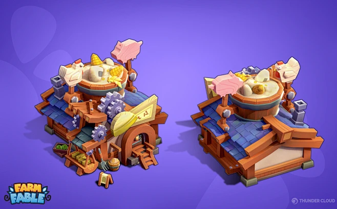 Farm Fable - Character Set 1, Thunder Cloud Studio : A set of ...