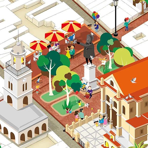 Isometric Map 2014 // El Mapita Colonial Zone : This is the ...