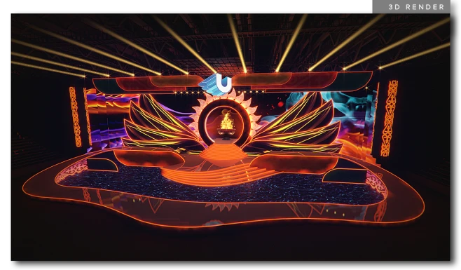 Event sport STAGE DESIGN set up ceremony-花瓣网