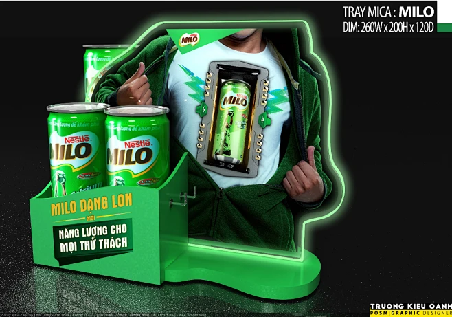 POSM MILO : POSM MILO-花瓣网