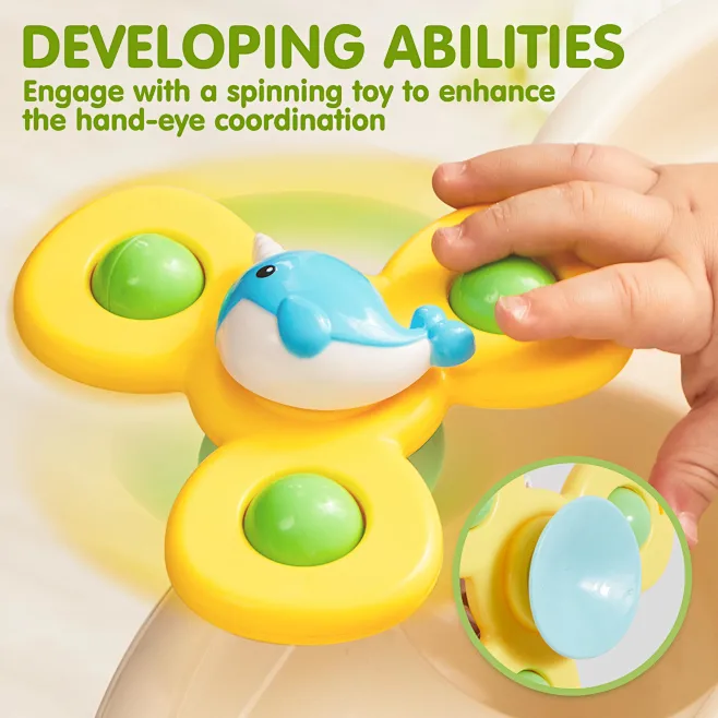 Amazon.com: Musical Baby Toys - Suction Cups High Chair Toys - Spinner ...