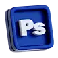 Adobe Photoshop 3D Icon-花瓣网