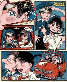 漫画风格插画-花瓣网|陪你做生活的设计师 | かたお。 twi:katao__