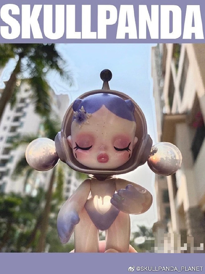 SKULLPANDA超话 SKULLPANDA玩家返图——深渊之雪 ️ [隐藏款] #skullpanda planet## ...