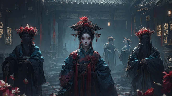 ZXM-中式恐怖女-hzj(5)-花瓣网