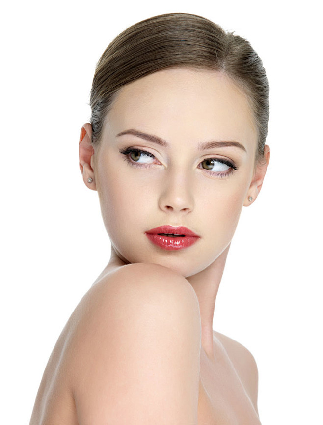 白皙美容模特美女图片