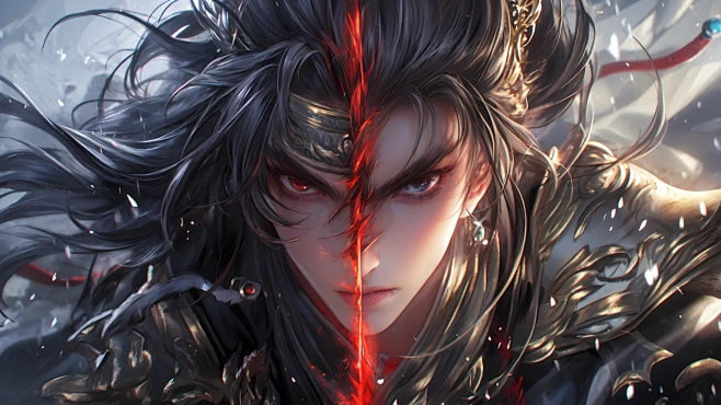 半脸武侠男h-hzj(3)-花瓣网