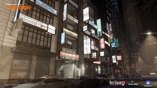 Tom Clancy's The Division, John Dupree : Some of the areas I worked on ...