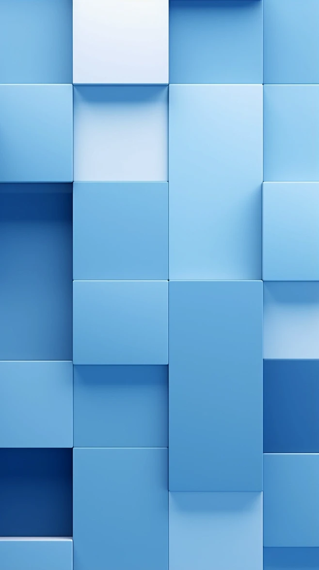 Blue and white color scheme, simple and atmospheric, solid background ...