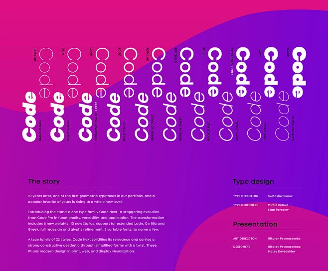 Code Next is a Bold and Simplistic Font From the Future : Code Next is the newest typeface from ...