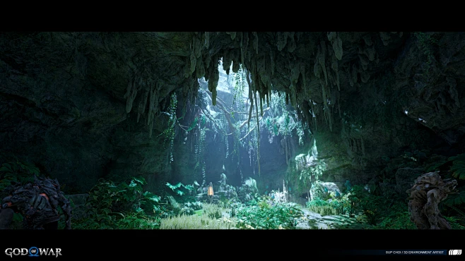 {游戏系列}美国God of War:战神（UI,角色，场景）-花瓣网