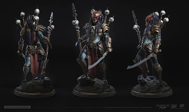 Yautja Clan Leader, Stanislav Ostrikov : This is a 3D Model we created ...
