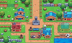 横版场景-花瓣网|陪你做生活的设计师 | 冻结的项目-界面场景和地图