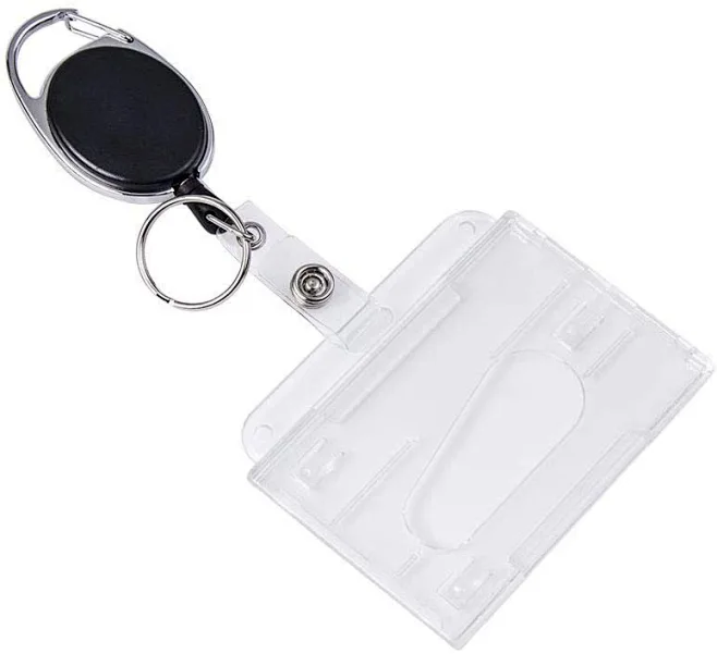 Key Fob Set, Vicloon Key Ring Retractable Badge Reel with Belt Clip ...