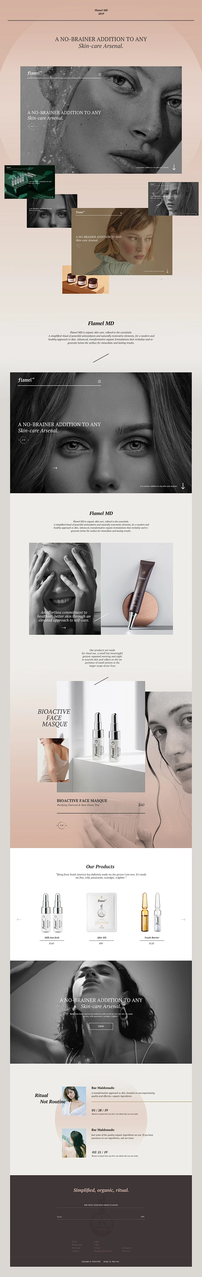 Flamel MD护肤品牌_彭友艳_【68Design】-花瓣网