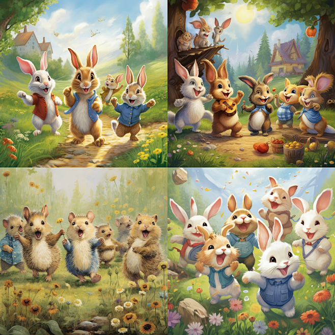 mjjjj2009_Rabbits_hedgehogs_with_pointed_spikes_rabbits_jumping ...