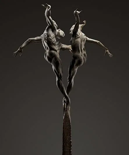 Human Poses Reference, Art Reference, Human Figure, Bronze Sculpture ...