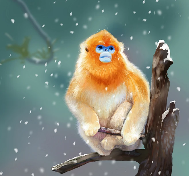 金丝猴插画的搜索结果_百度图片搜索-花瓣网