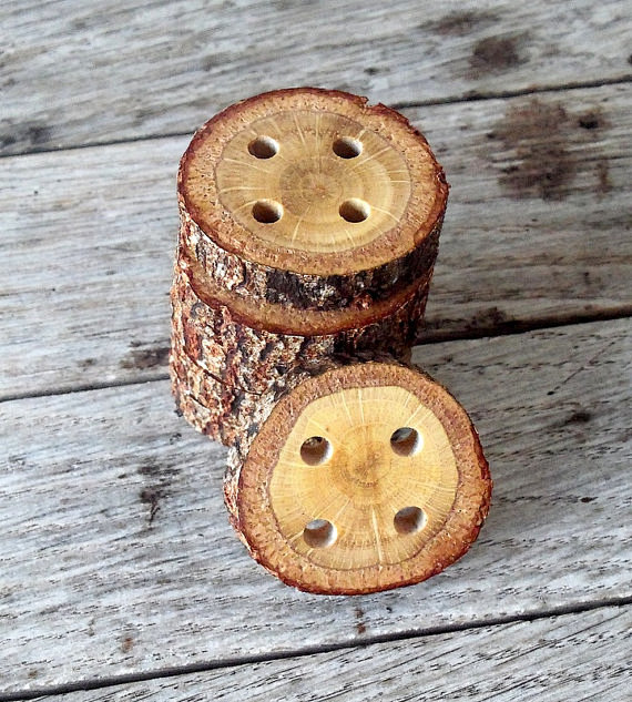 Handmade Wood Buttons