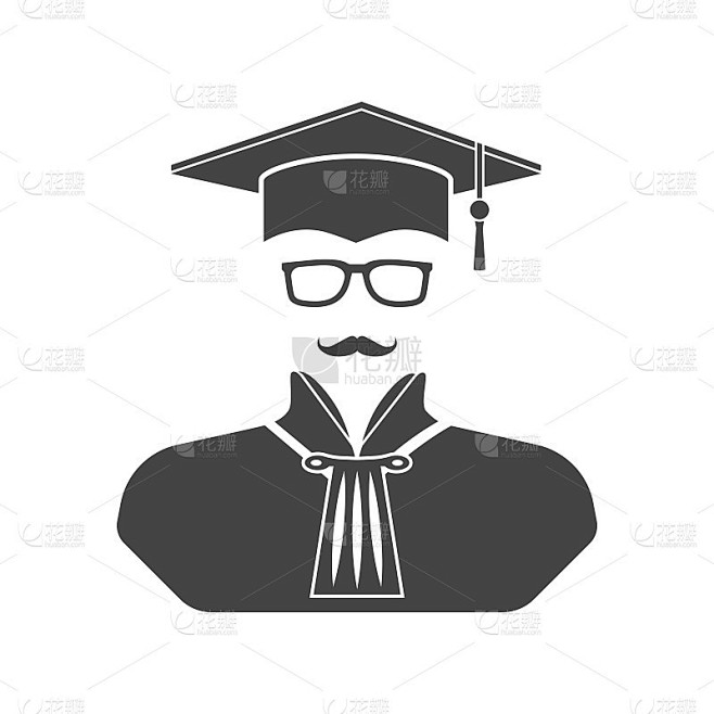 法官图标矢量。