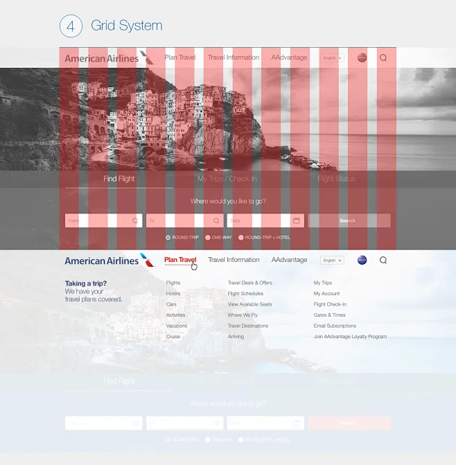 American Airlines Responsive Redesign : I’ve totally redesigned ...