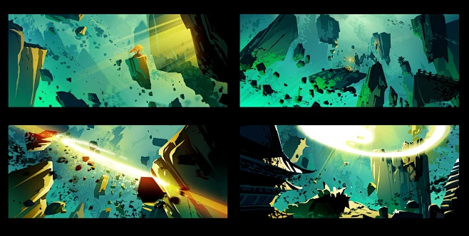 Kung Fu Panda 3, DWA Color keys - Spirit Realm-花瓣网