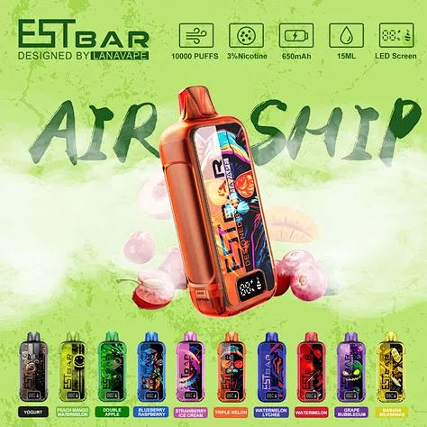 LANA AIRSHIP EST BAR 10000 PUFFS DISPOSABLE VAPE LANVAPE-花瓣网