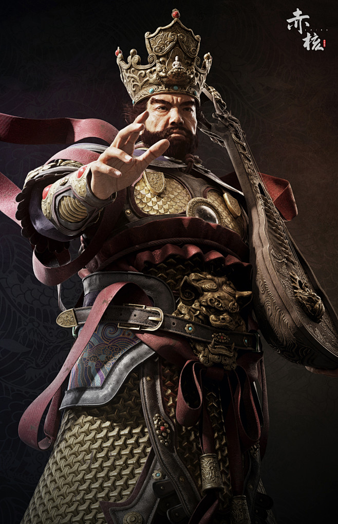 四大天王—魔礼海，次世代角色模型-CG99(cg99.com)