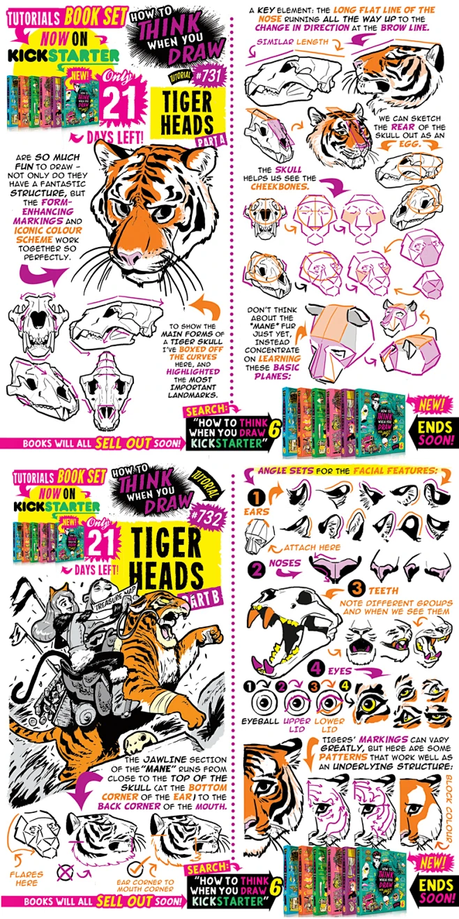 731-732 虎头 tiger heads-花瓣网
