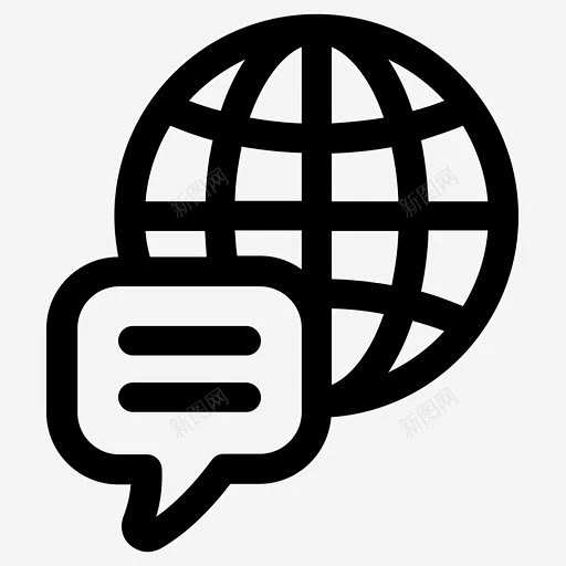 语言国际口语图标 免费下载 页面网页 平面电商 创意素材-花瓣网