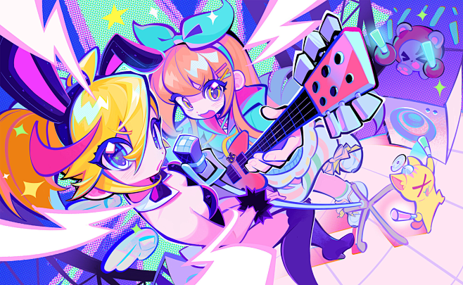 【Muse Dash】喵斯快跑全插图合集（明日方舟联动已更新） - 哔哩哔哩