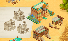 Smite - Egyptian concepts图片_A-埃及Egypt/金字塔/Pyramid/木乃伊图片素材-花瓣网