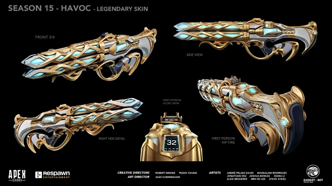 Apex Legends Havoc Legendary Skin-花瓣网