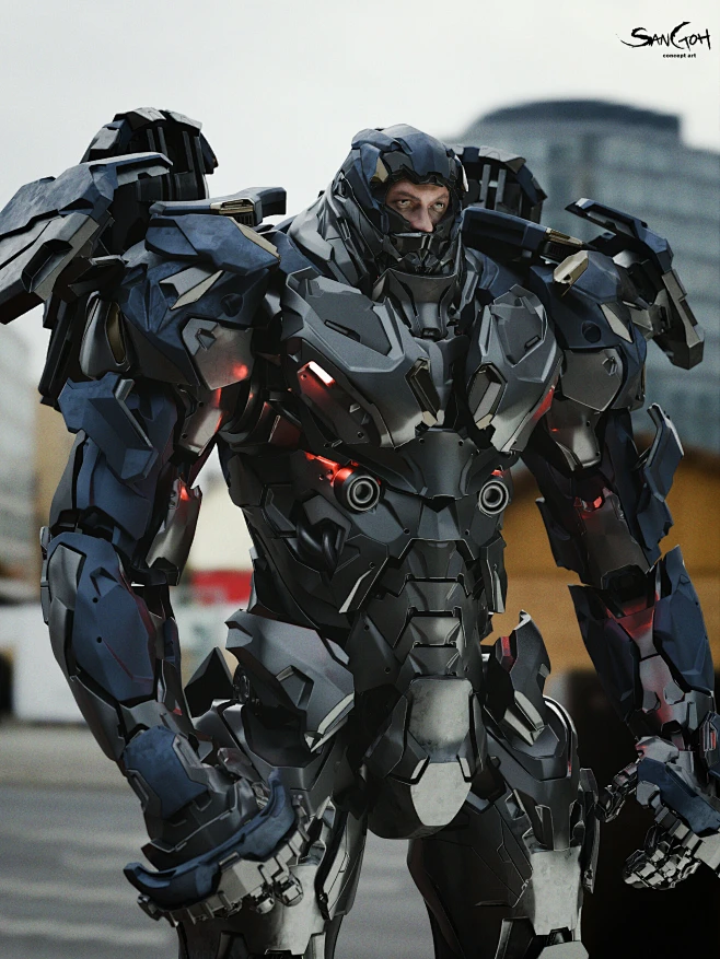 Power Armor Unit // VR Sculpt (5 Hours)-花瓣网