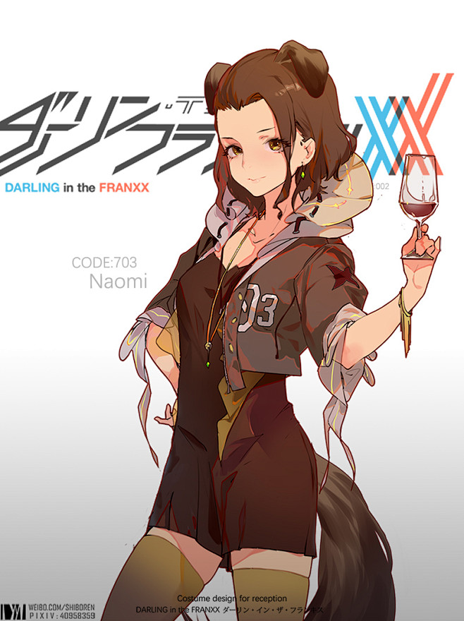 #ゼロツー(ダリフラ) FRANXX - DM袋喵的插画