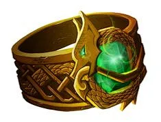 Andvari's ring (Andvaranaut). Stolen by Loki from Andvari that cursed ...