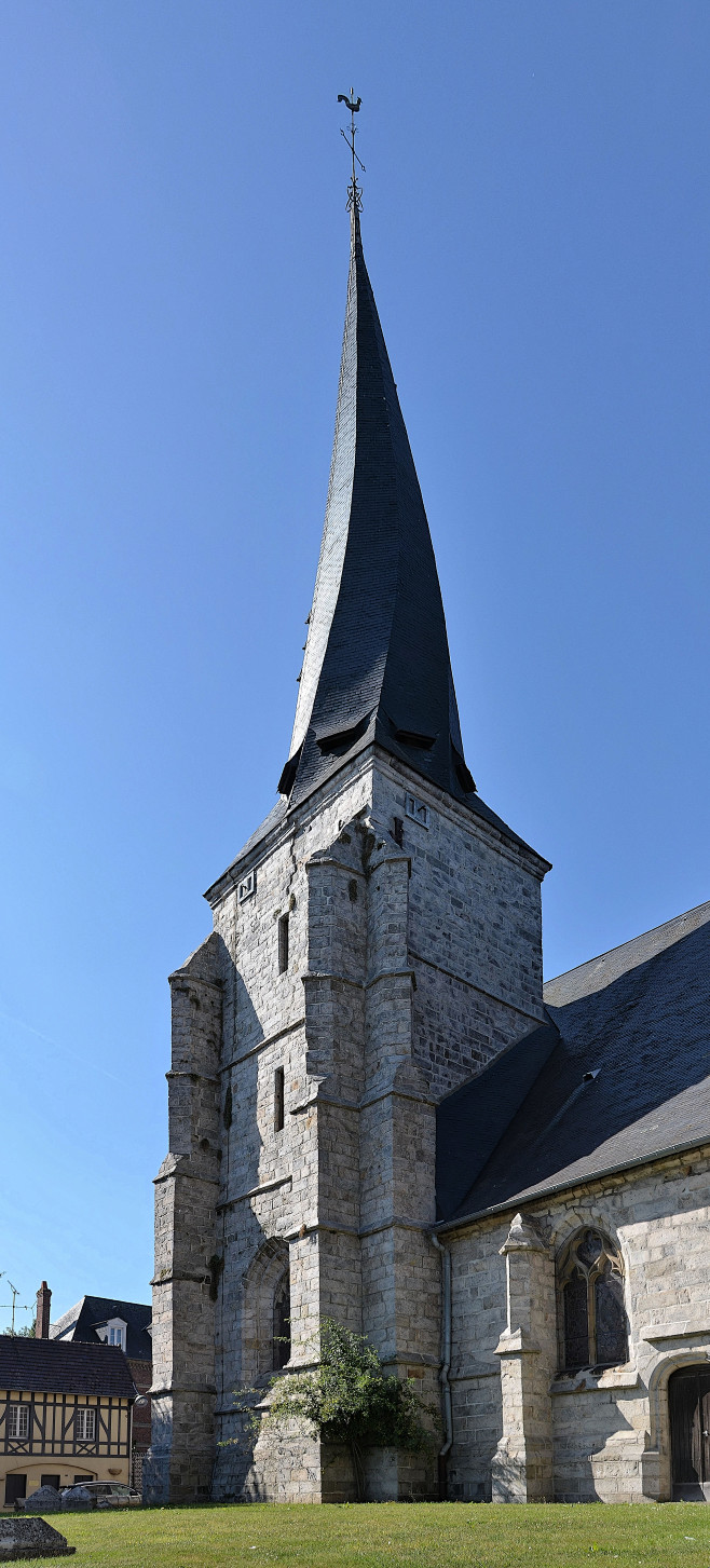 Offranville (Seine-Maritime) - Eglise Saint-Ouen - Clocher tors ...