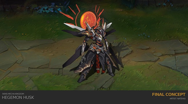 HEGEMON HUSK MECHA KINGDOM STYLE LEAGUE OF LEGENDS ( FANCONCEPT )