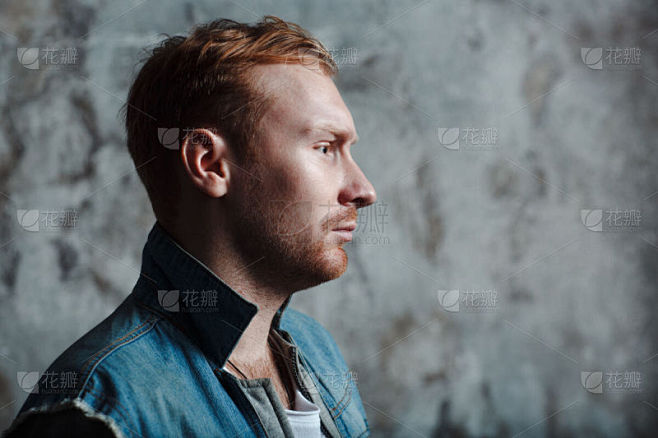 肖像,青年人,侧面像,男性,成年的,人,男人,学生,中间部分,图像