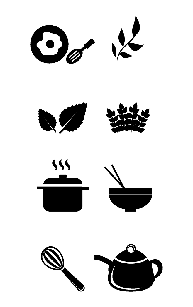 烘焙烹饪矢量图标