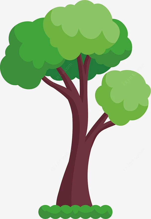 卡通树矢量图下载ai免抠素材_新图网 https://ixintu.com 绿树 大树 卡通 树 卡通插图 创意卡通 插图 PNG图下载 PNG图-花瓣网