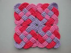granny square patterns | Celtic Knot granny square free #crochet ...