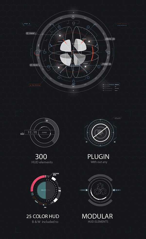 GUI HUD videohive Pixflow holographic hitech infographics tech Technology interest iron man high ...