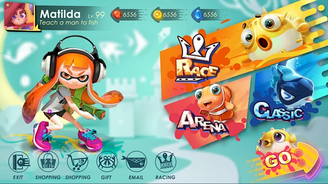 FISHING GAME UI DESIGN : fishing game ui design-花瓣网
