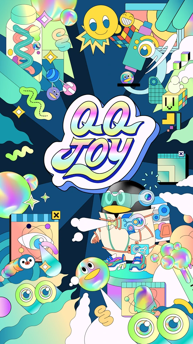 酸性设计 | QQJOY设计大揭秘 : 感受“酸性”浪潮！-花瓣网