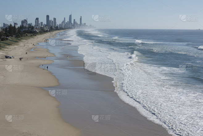 冲浪者天堂海滩,黄金海岸,水平画幅,无人,夏天,户外,迈阿密,奥地利,海滩,墨西哥湾沿岸国家